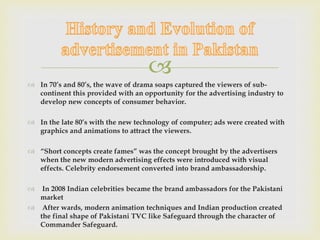 TV Advertisement in Pakistan | PPT