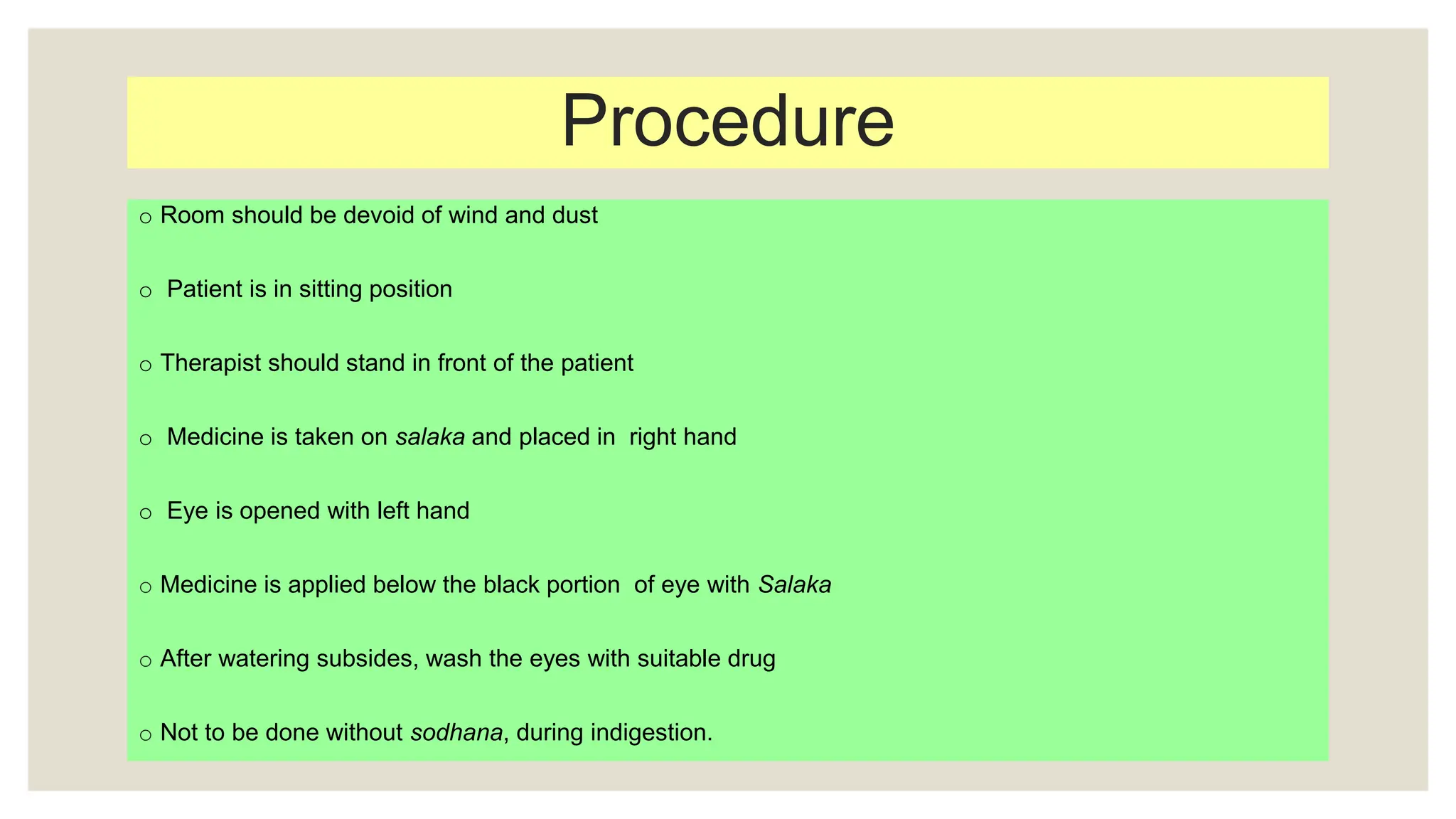 Kriyakalpa - Ayurvedic Eye treatments.pptx