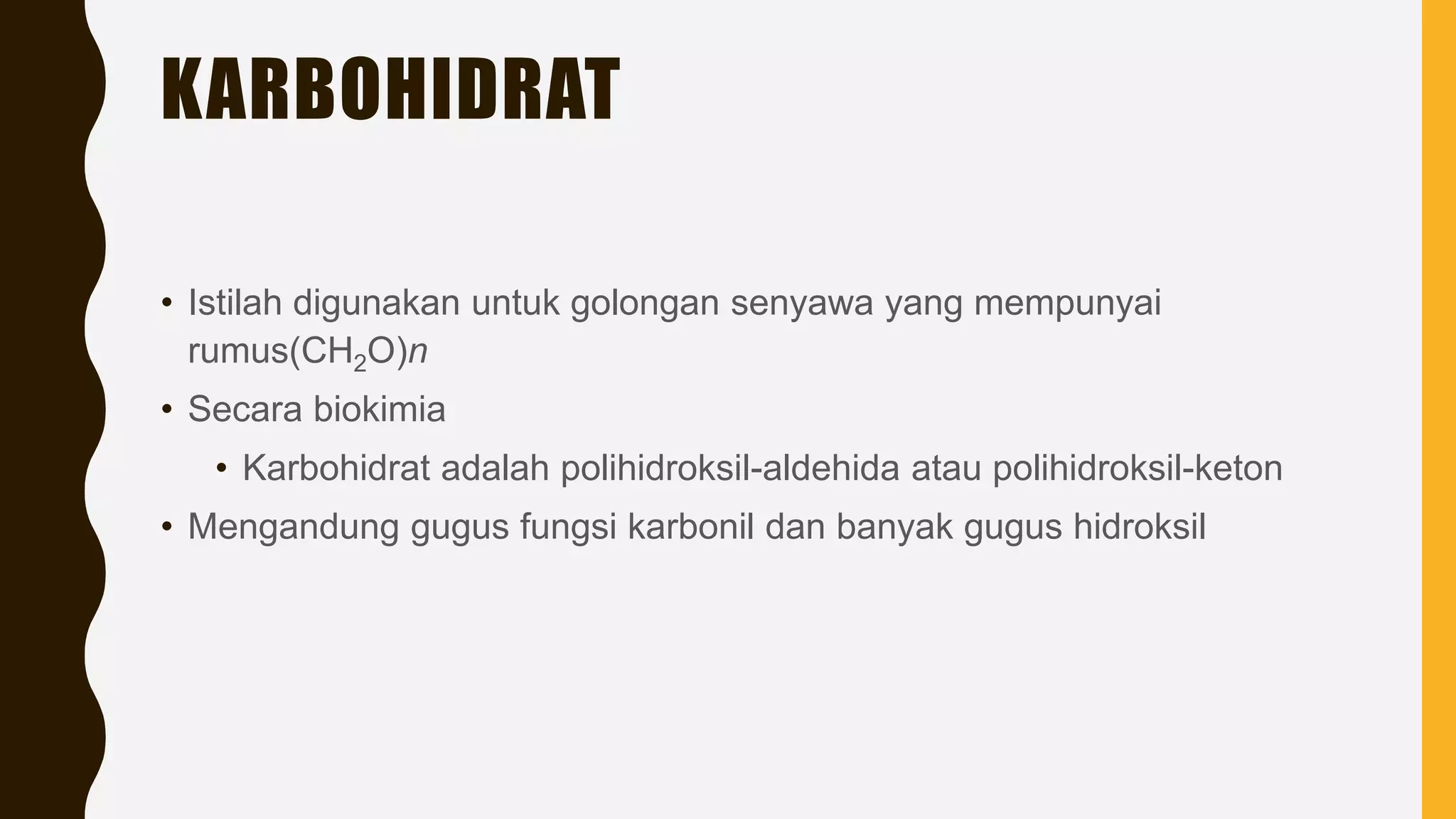 Kimia Pangan dan Gizi tentang Analisis Karbohidrat secara Kuantitatif dan Kualitatif | PPTX