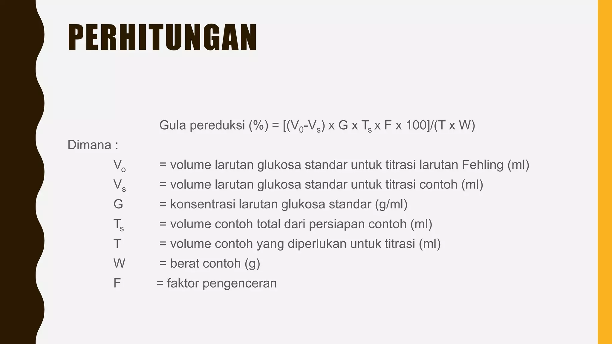 Kimia Pangan dan Gizi tentang Analisis Karbohidrat secara Kuantitatif ...