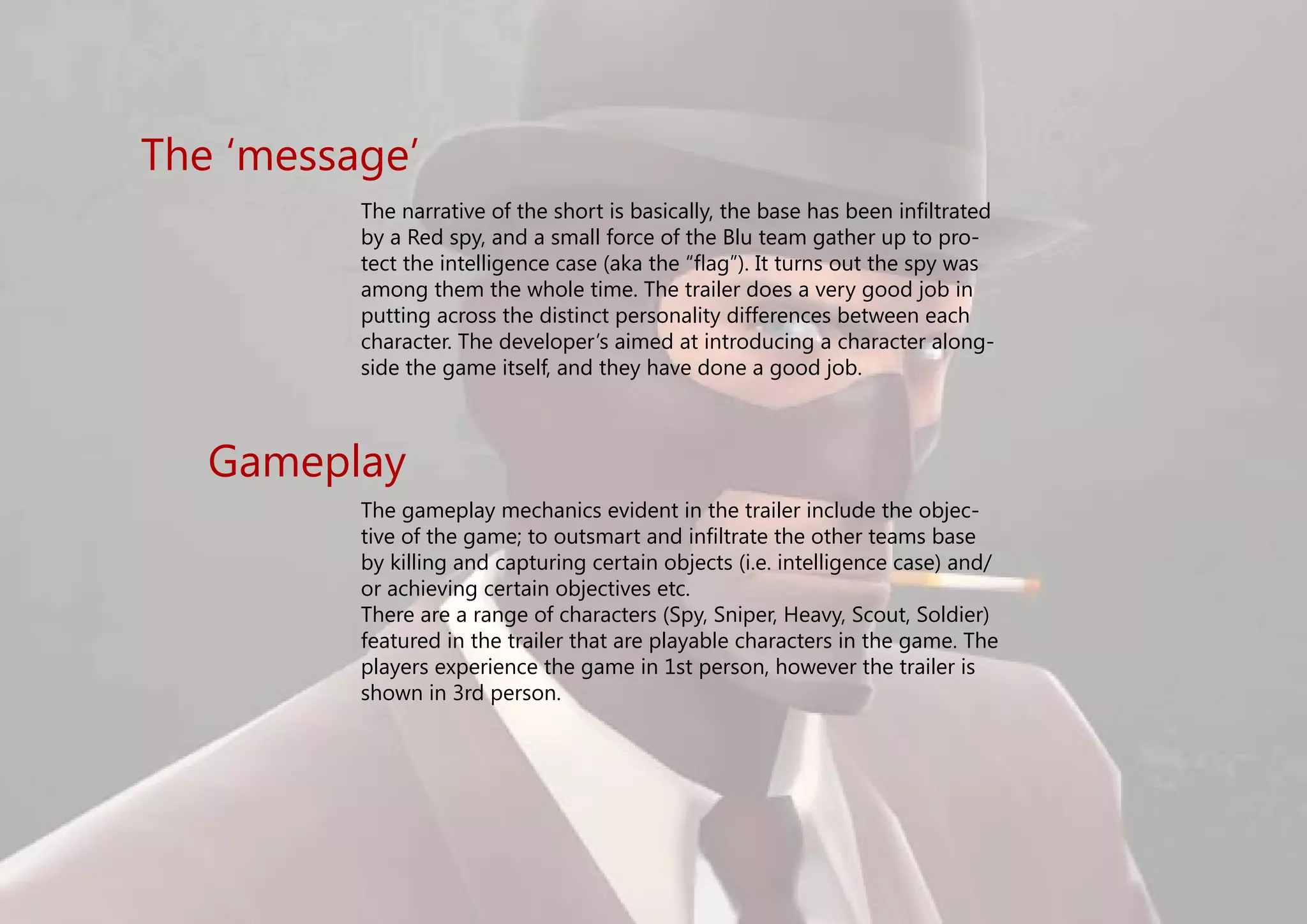 TF2 - Meet the Spy | PDF