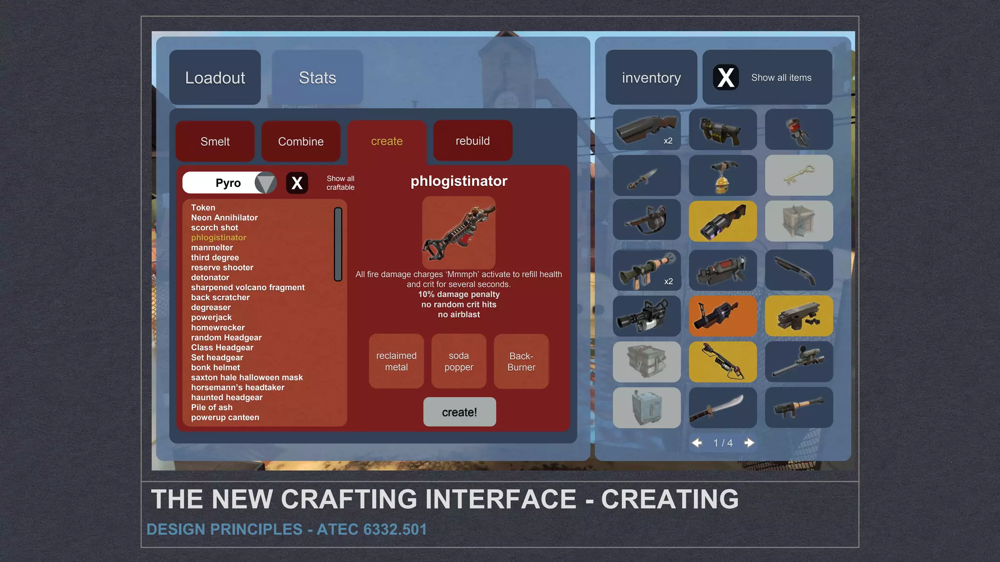 TF2 Crafting Redesign Presentation | PPT