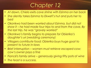 Things Fall Apart - Chapter Guide (1-13) | PPT