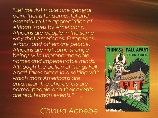 Things Fall Apart - Chapter Guide (1-13) | PPT | World/International ...