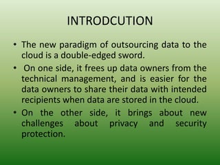 Time and Attribute Factors Combined Access Control on Time-Sensitive Data in Public Cloud | PPTX