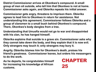 Things Fall Apart - Chapter Guide (20-25) | PPTX