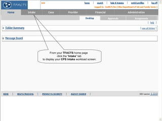 TFACTS Intake | PPT | Internet | Computing