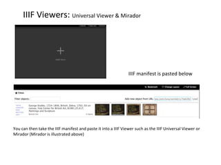 Luna imaging's IIIF progress and examples | PPT