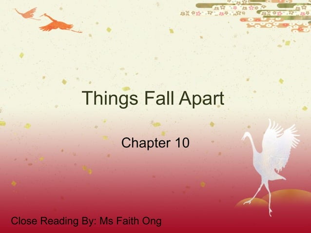 Chpt 10 TFA Close Reading | PPT