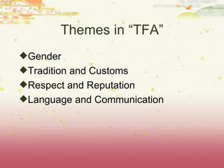 Chpt 10 TFA Close Reading | PPT
