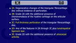 TFCC (Triangular fibro cartilage complex) Injury | PPT