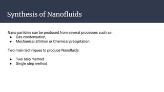 Nanoparticles in heat transfer applications | PDF