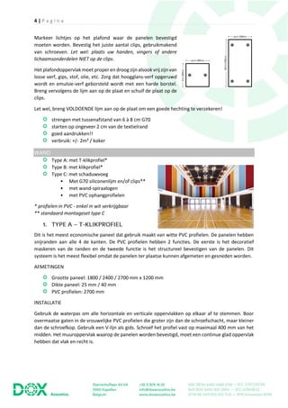 Dox acoustics - D-SOUND | PDF