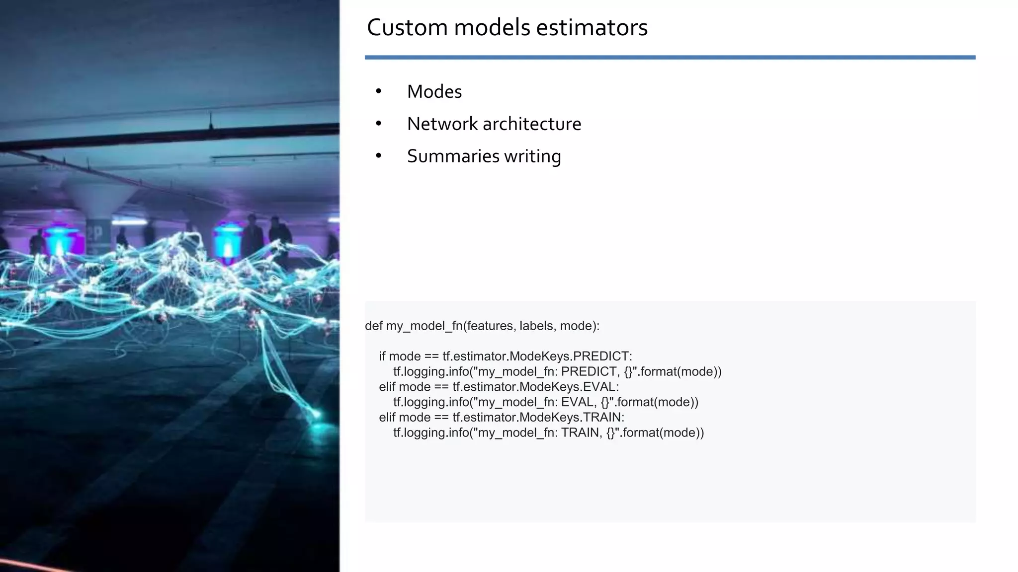 Tf estimators studygroup9 | PPTX