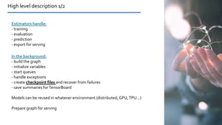 Tf estimators studygroup9 | PPTX