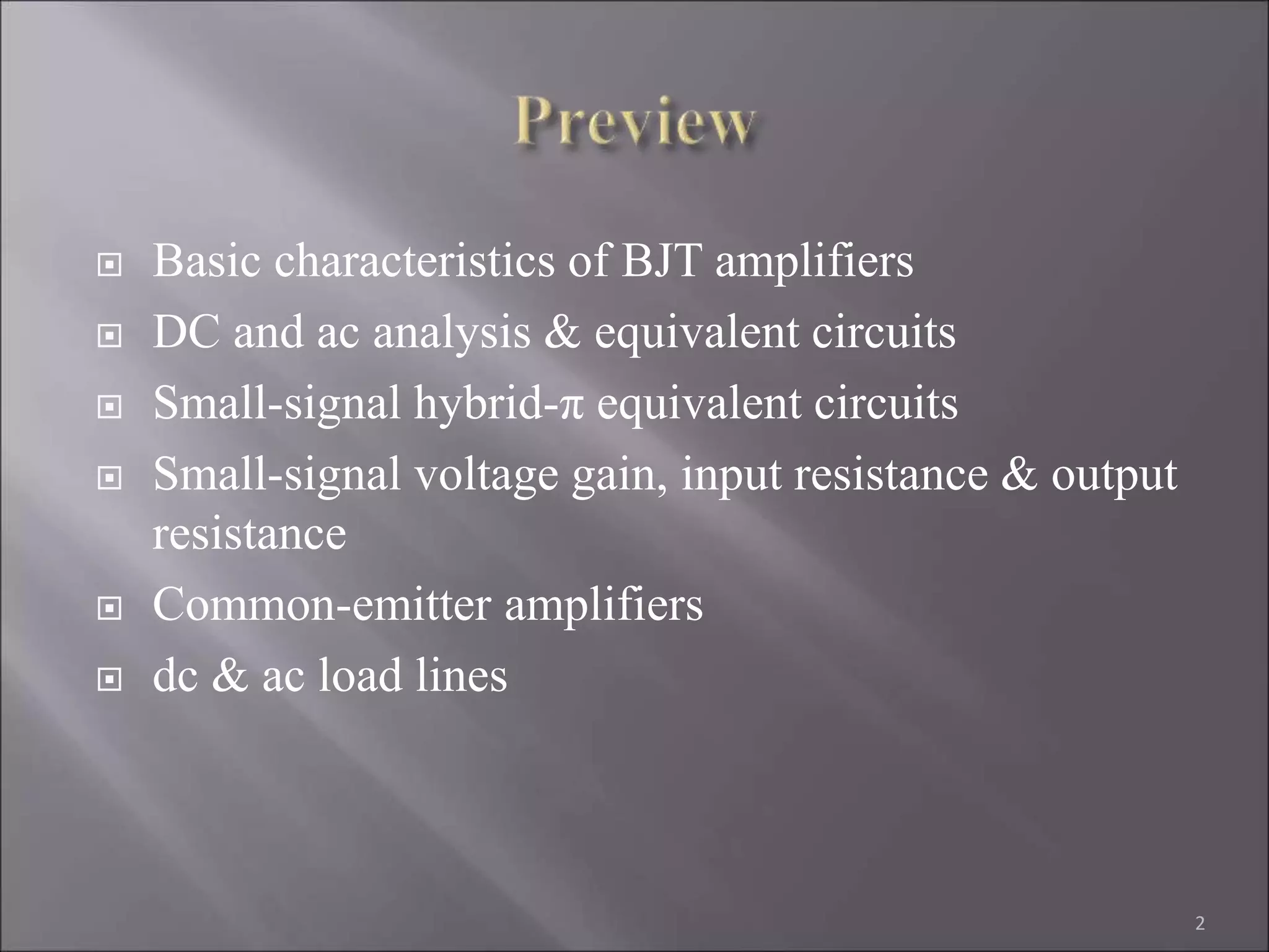BJT_Amplifier_Small_Signal_Concept.ppt