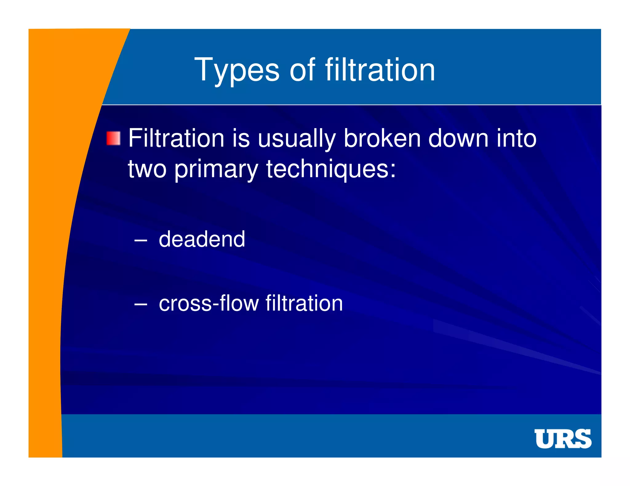 Cross Flow or Tangential Flow Membrane Filtration (TFF) to Enable High ...
