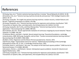 TFFN: Two Hidden Layer Feed Forward Network using the randomness of Extreme Learning Machine | PPT