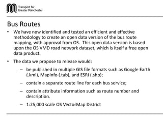 TfGM Open data update - Transport | PPTX