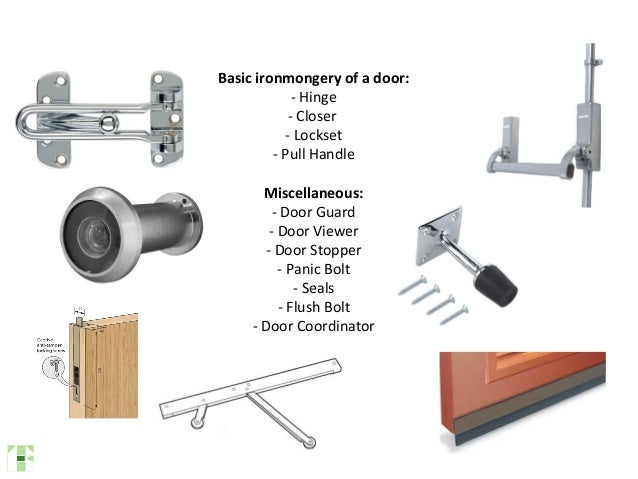 Introduction of Ironmongery in Interior fitting out project