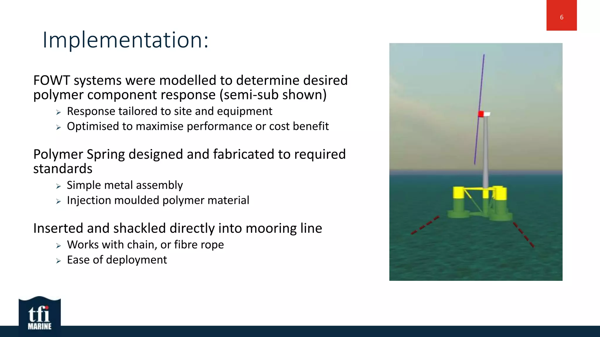 TfI Marine - Mooring Load Reduction - FOWT 2018 | PPTX