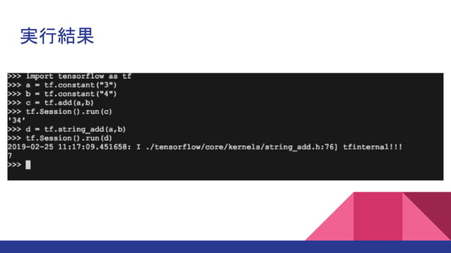 TensorFlow Operation 作ってみた | PPT