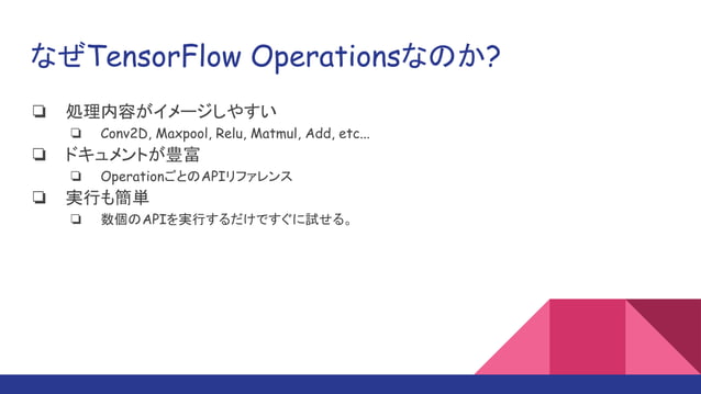 TensorFlow Operation 作ってみた | PPT