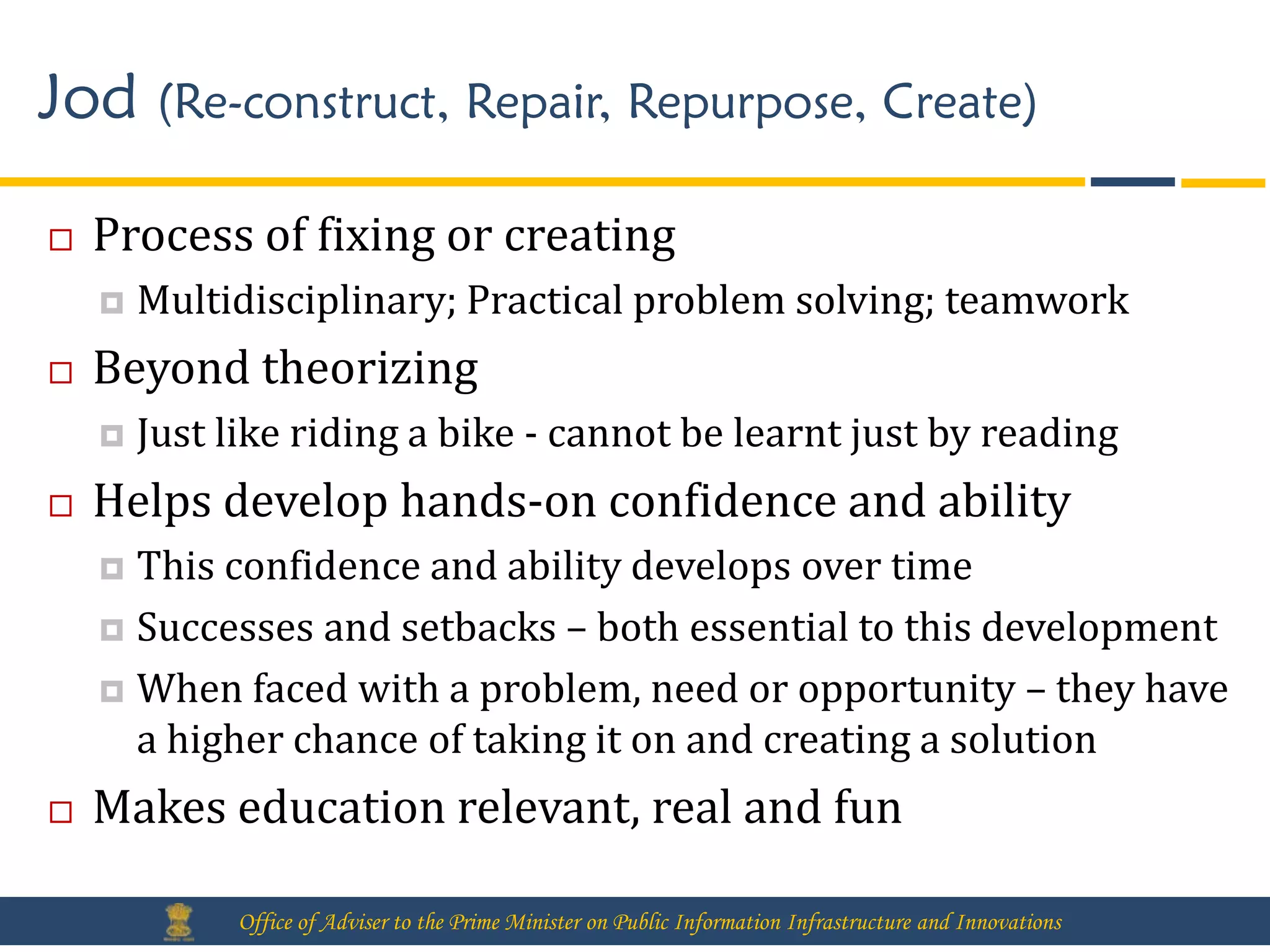 Tod Fod Jod - Introduction and Sample Lesson Plan | PPTX
