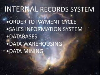 What are useful internal records for such a system | PPTX | Databases ...