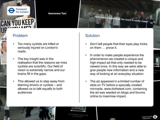 TFL "Moonwalking Bear" Case-study | PPT