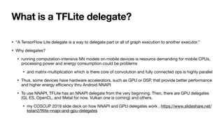 Running TFLite on Your Mobile Devices, 2020 | PPT