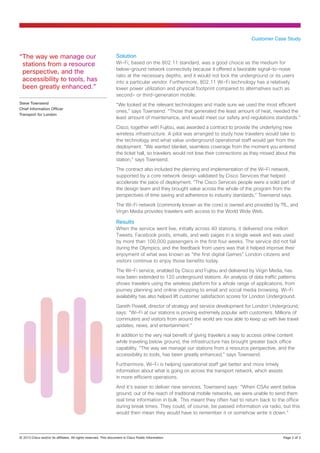 Tfl v2cs | PDF | Rail Travel | Travel Type