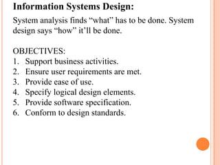Information Systems For Management Strategies | PPT