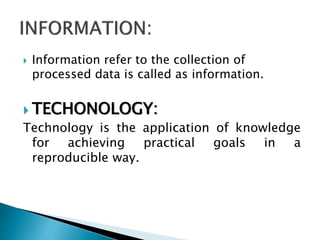 Technology for managers power point ppt. | PPT