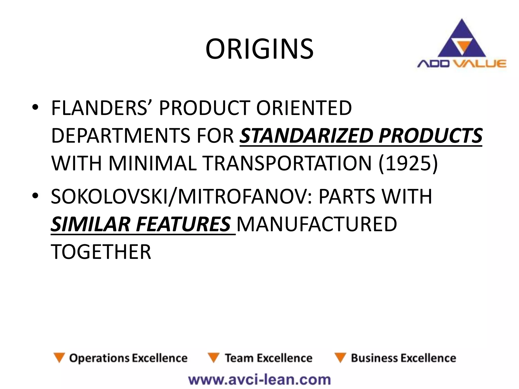 Introduction to Cellular Manufacturing - ADDVALUE - Nilesh Arora | PPT