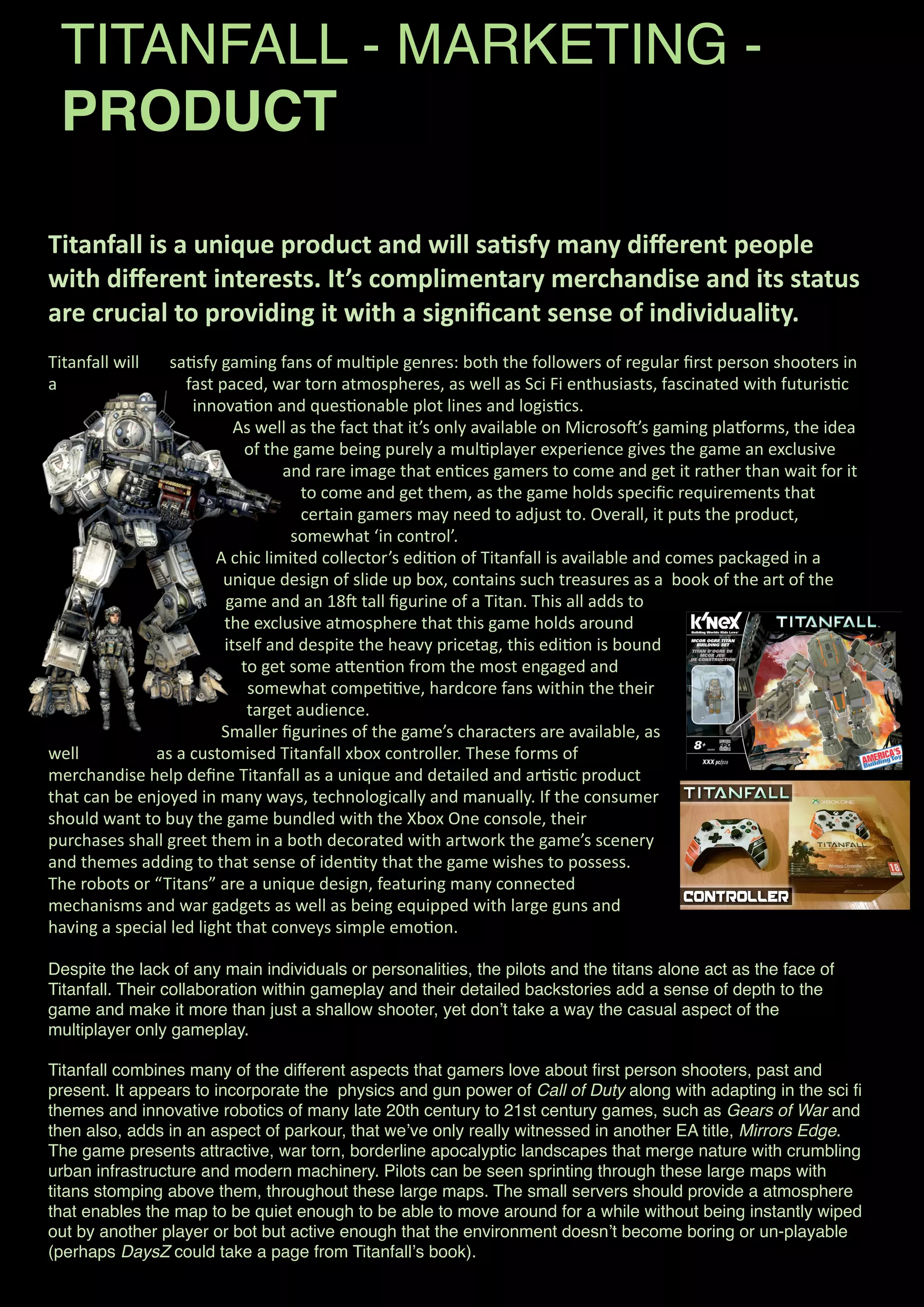 Titanfall Marketing Document | PDF