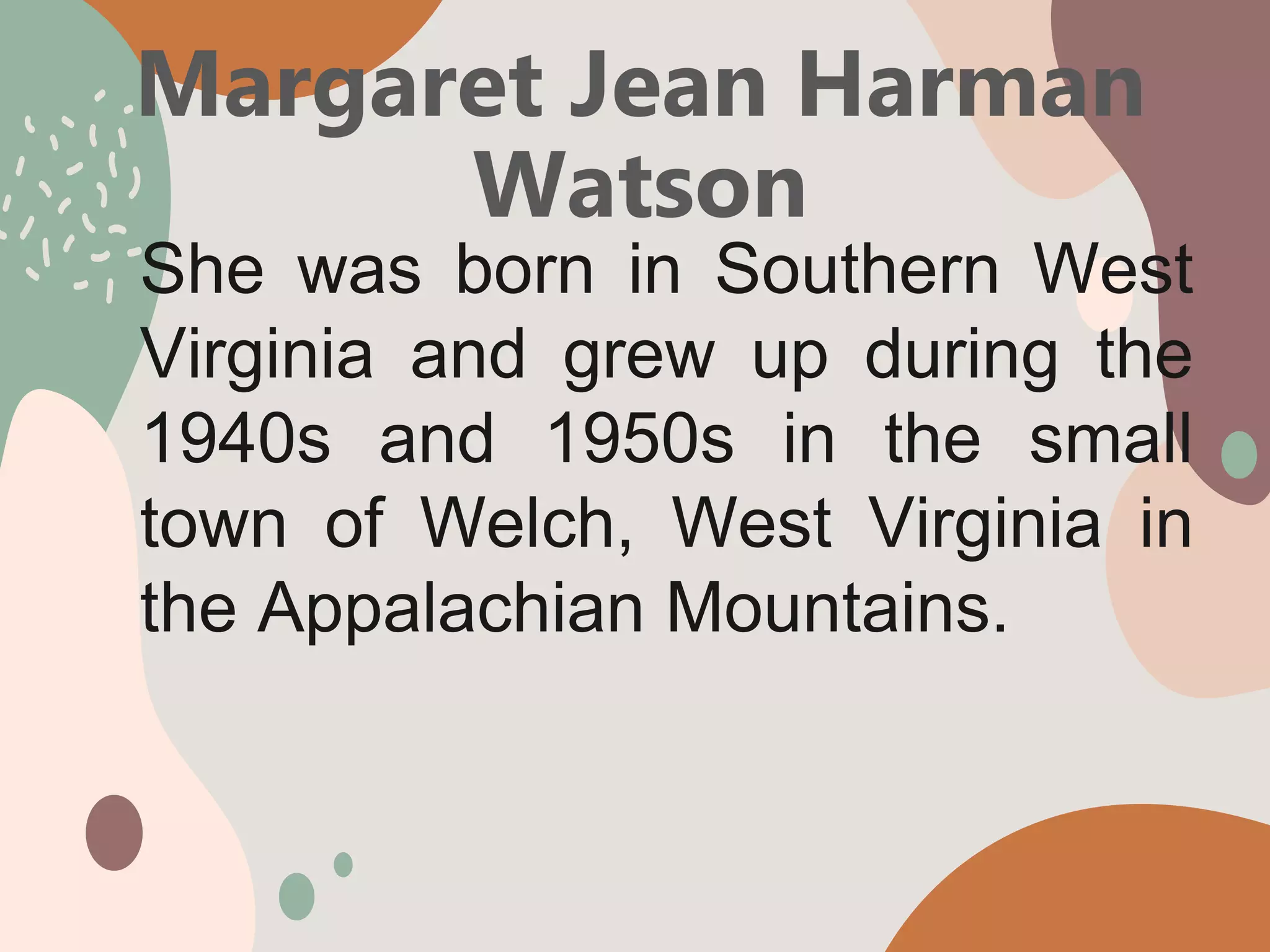 TFN-Watson.ppt | Family and Relationships