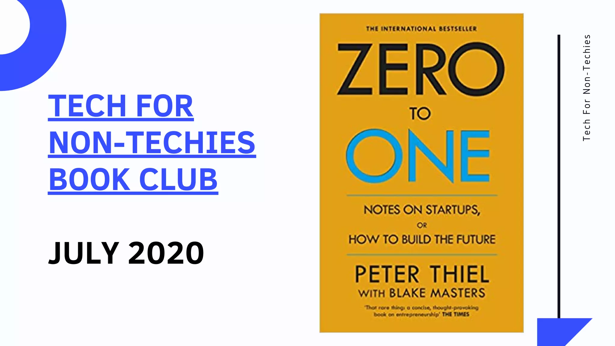 Zero to One by Peter Thiel, summary by TFNT Book Club | PDF