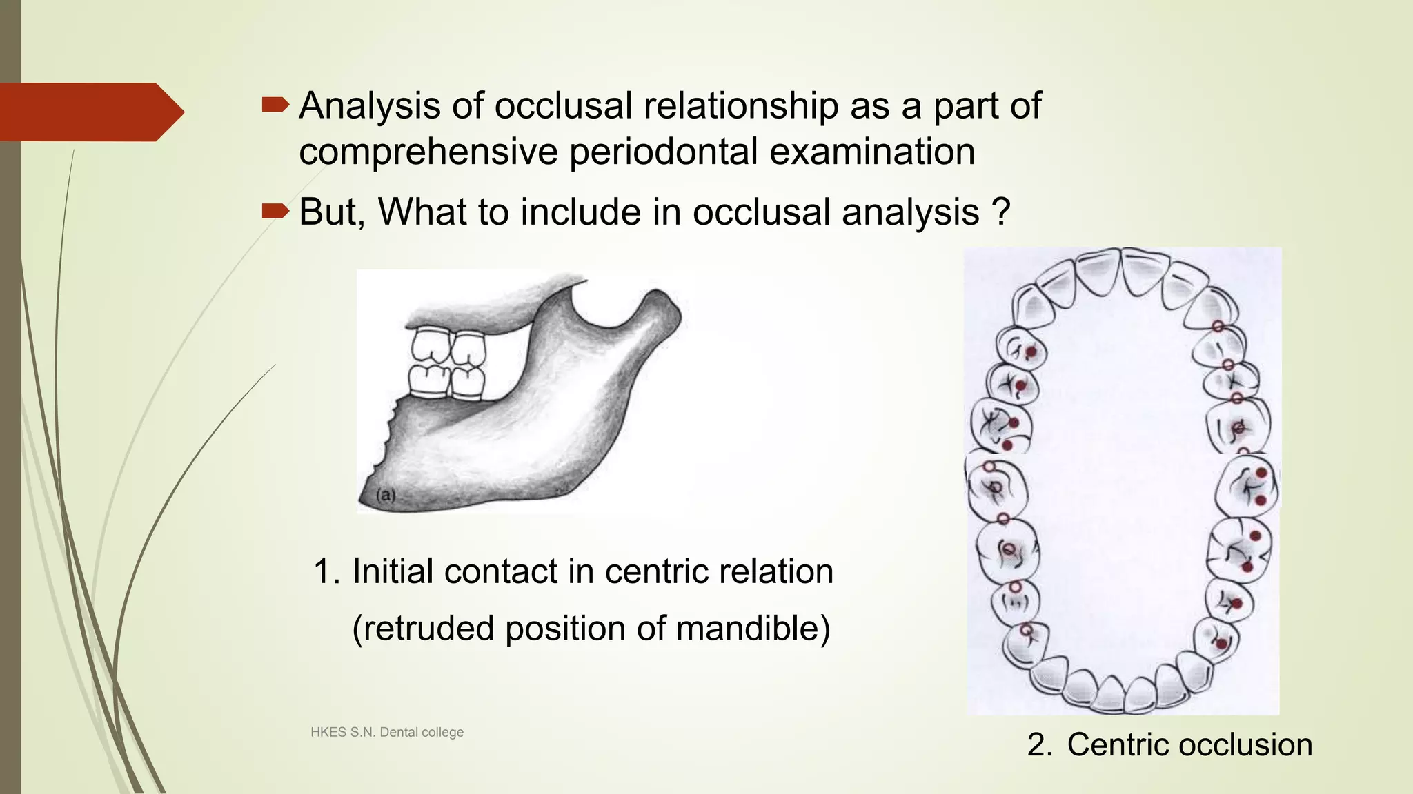 Trauma from occlusion (Including TFO around dental implants) | PPTX