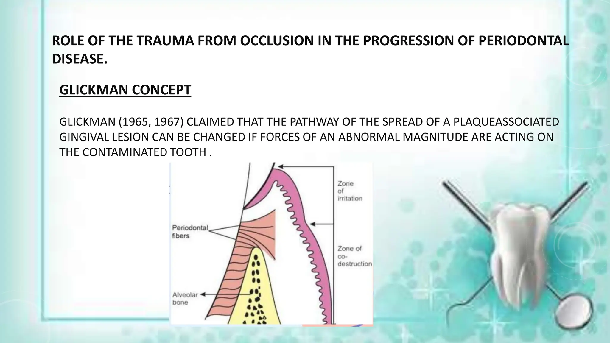 Trauma from Occulsion in periodontology.pptx