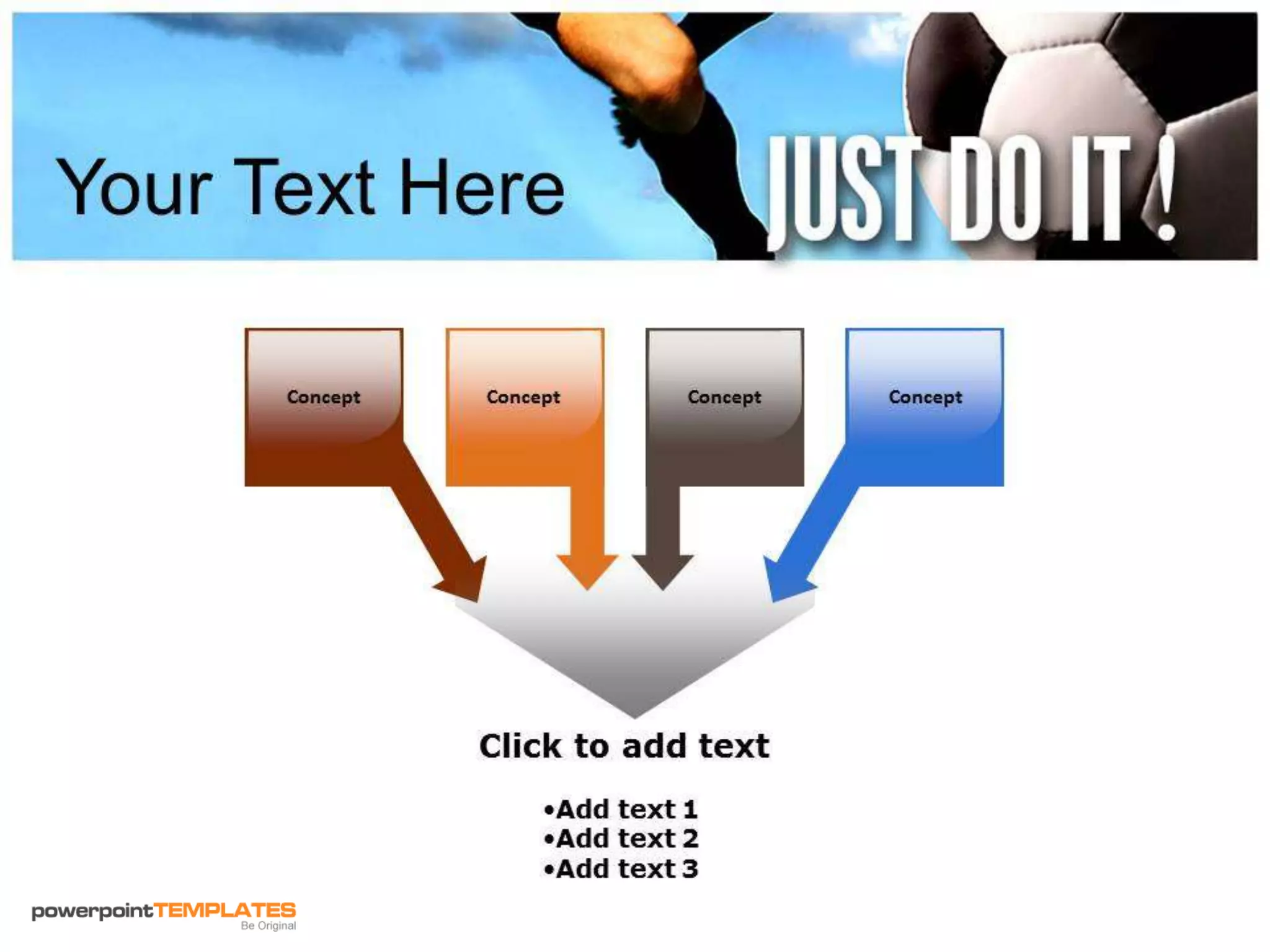 Just do it Nike PowerPoint Template | PPTX