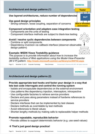 Design for Testability: A Tutorial for Devs and Testers | PDF