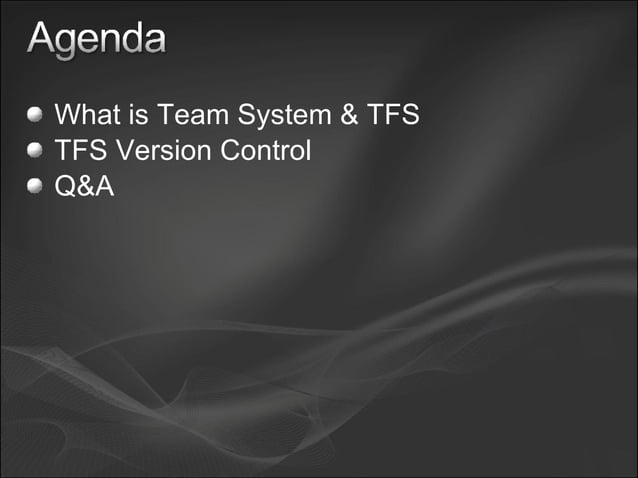 Team Foundation Server Version Control Ppt