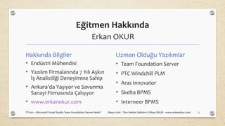 TFS 101 – Team Foundation Server Nedir? | PPT
