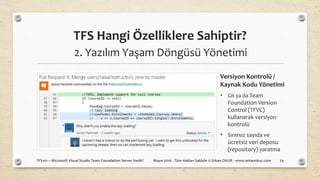 TFS 101 – Team Foundation Server Nedir? | PPTX