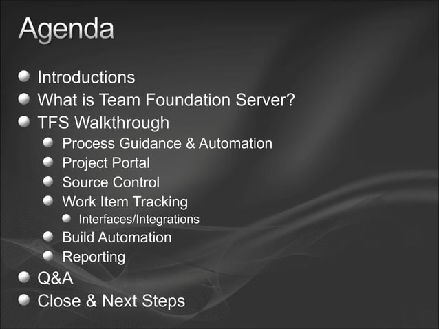 Team Foundation Server 2008 Overview | PPT