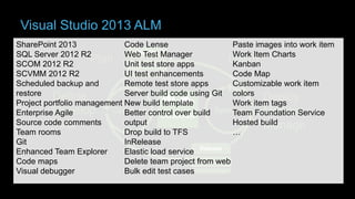 Team Foundation Server 2013 Lansering | PPT