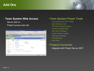 Team Foundation Server Demo | PPT