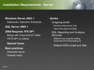 Team Foundation Server Demo | PPT