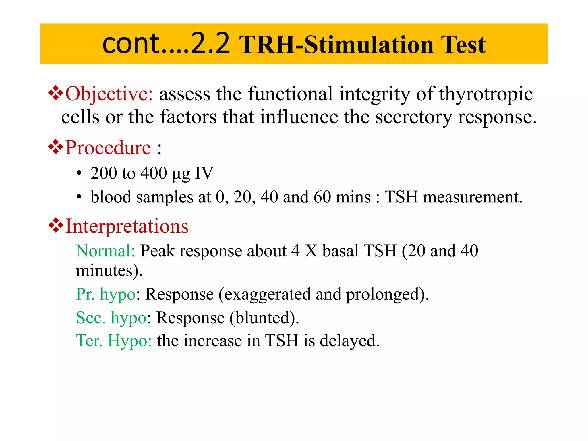 Thyroid function test ( TFT) in simple way | PDF